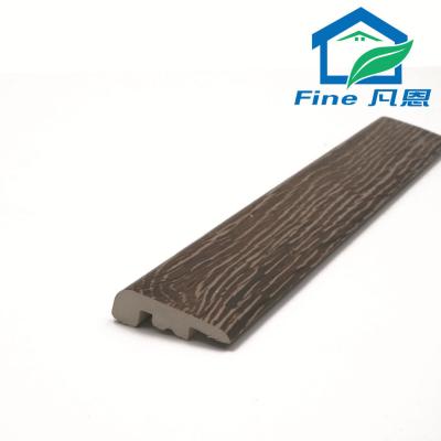 China 35*12mm WPC Laminate Flooring End Cap Molding for sale