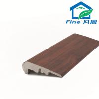 China 4mm Thick WPC Vinyl Flooring Stair Nose Molding for sale