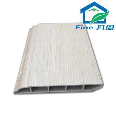 China Fireproof Vinyl Flooring 80mm SPC Skirting Boards for sale