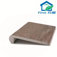 China WPC Laminate Stair Nose Flush Anti Slip 72*25mm for sale