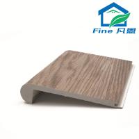 China 72mm*25mm WPC Flush Stair Nosing For Laminate Flooring for sale