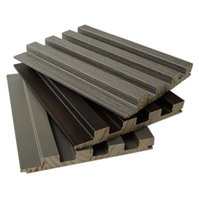 China Hotel New Zealand Pine Mdf Wood Panelling 2700*120*18MM for sale
