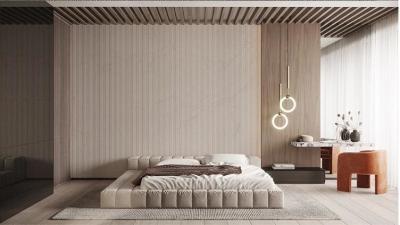 China New Zealand Pine Mdf Cladding Panels 3D Carved 2700MM for sale