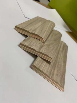 China PVC WPC Material Real Wooden Floor Skirting Board Fire Resistant 10MM 20mm for sale