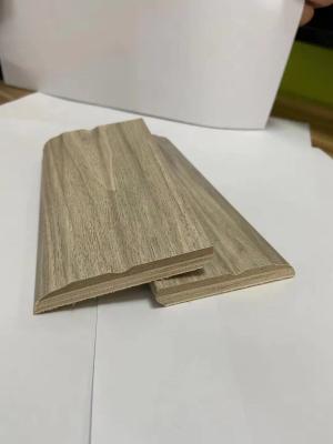 China PVC Film Coated Solid Wood Skirting Non Toxic Fireproof for sale