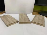 China Waterproof Film Coated Real Wooden Floor Skirting Board for sale