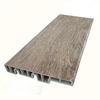 China 100mm SPC Skirting Inert Resistant High Intensity For Supermarket for sale
