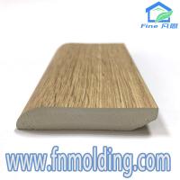 China High Quality WPC 60mm Skirting Fire Retardant For Public Place for sale
