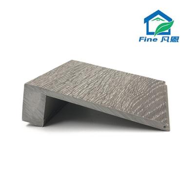 China SPC Stair Nose Flooring In Floor And Wall Waterproof Inert Resistant For Public Places for sale