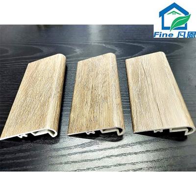 China SPC Stair Nose B 72mm Flooring For Furniture Decoration Fireproof Aging Retardant for sale