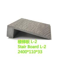China SPC 130mm Stair Board L-A Fire Retardant Waterproof For Hotel Decorative for sale