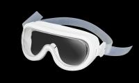 China Cleanroom Autoclavable Safety Goggles Anti-Fog Protective Eyewear 164.5mm Wide 2.0mm Lens for sale