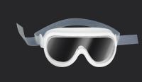 China Cleanroom Autoclavable Safety Goggles Anti-Fog Protective Eyewear 164.5mm Wide 2.0mm Lens for sale