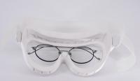 China Cleanroom Autoclavable Safety Goggles Anti-Fog Protective Eyewear 164.5mm Wide 2.0mm Lens for sale