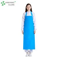 China Waterproof Oilproof TPU Vinyl Bib Apron 110x80cm for Seafood Industry with Adjustable Neck for sale