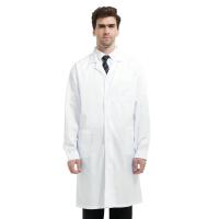 China ESD Anti Static Clean Room Lab Coat Unisex White Polyester 100% Long Sleeve for sale