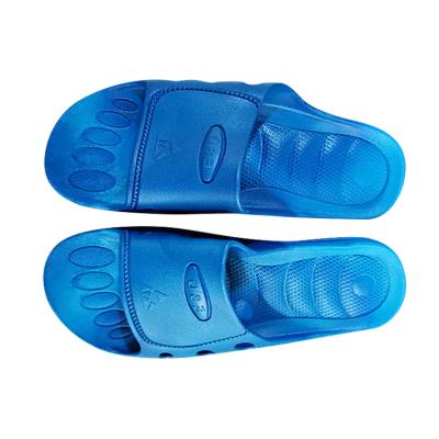China Black Non Slip ESD SPU Antistatic Slippers Size 35-46 for Cleanroom Lab Work for sale