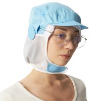 China HANYANG CLEAN MY-Thx Food Industry Dustproof Workshop Hat - 35g Lightweight Mesh Cap for Cleanroom Use for sale