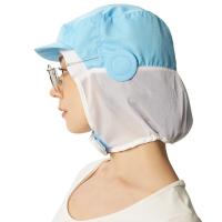 China Breathable Food Processing Hat Factory Workshop Mesh Dustproof Hat Earflaps Printing Logo for sale