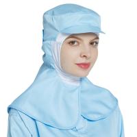 China Breathable Dustproof Food Processing Hat One Size Fits All Polyester Cotton Netting for Workshop for sale