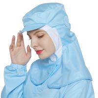 China Breathable Dustproof Food Processing Hat One Size Fits All Polyester Cotton Netting for Workshop for sale