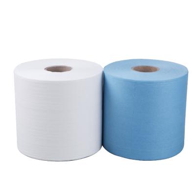 China Heavy Duty Nonwoven Industrial Cleaning Wipes Roll 9x9 Lint Free ESD Wiping Rags for sale