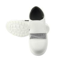 China White PU Leather ESD Anti Static Safety Shoes Steel Toe Unisex Size 36-49 for sale