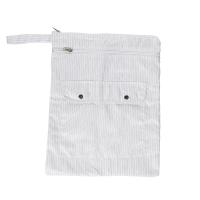 China Anti Static Cleanroom Moisture Barrier Bag 100% Polyester Conductive Fiber Custom Size for sale
