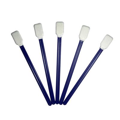 China Absorbency Lint Free Rectangular Head Cleanroom Sponge Foam Swab For Printhead for sale