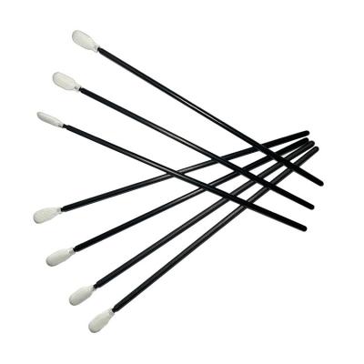 China Cleanroom Cotton Polyester Foam Swabs Industrial Lint Free 10cm Head Swab for sale