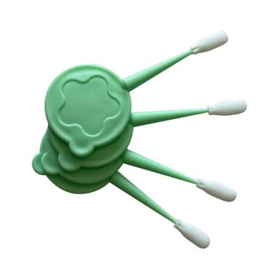 China Disposable Rectangular Flat Lint Free Swab Polyurethane Foam Tip Cleaning Swab For Solvent Printer Head for sale