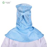 China HANYANG CLEAN KL-3013 Anti-static Fabric Shawl Hood 35g Lightweight Dustproof for Cleanroom Use for sale