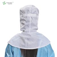 China HANYANG CLEAN KL-3013 Anti-static Fabric Shawl Hood 35g Lightweight Dustproof for Cleanroom Use for sale