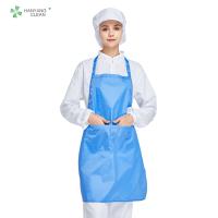 China PE Coated Waterproof Oil Resistant Apron 50g Adjustable with Pockets for Commercial Kitchen Bakery Restaurant for sale