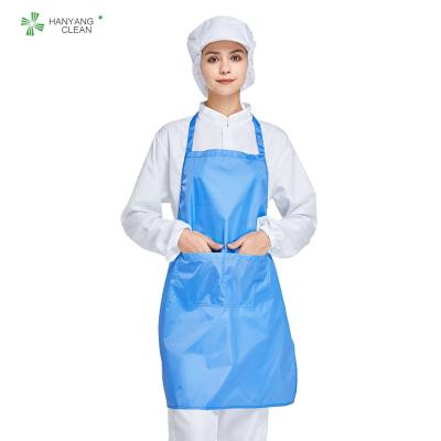 China PE Coated Waterproof Oil Resistant Apron 50g Adjustable with Pockets for Commercial Kitchen Bakery Restaurant for sale