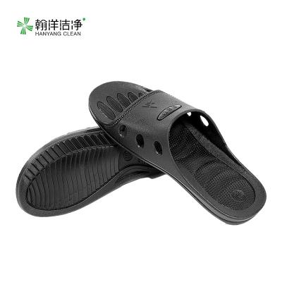 China ESD SPU Anti Static Slippers H-3503 Surface Resistance 10^6-10^7 Ohm Cleanroom Safety Shoes for sale