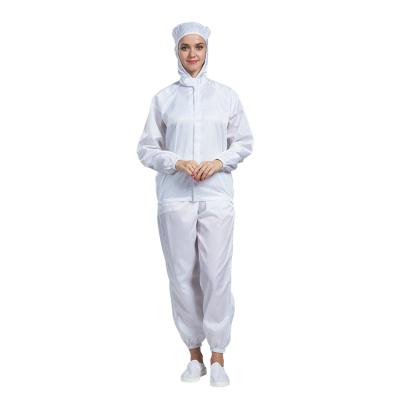 China Industrial Washable Cleanroom Suit CE Certified ESD Protective Clothing 108 GSM for Pharma Manufacturing Safety for sale