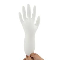 China 16 Inch Cleanroom Nitrile Gloves Disposable Powder Free Latex Free Industrial Grade Blue White S M L for sale