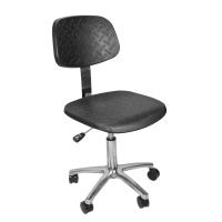 China ESD Lab Stool Antistatic Cleanroom Chair with PU Leather for Laboratory and Manufacturing Environments for sale