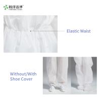 China Radiation Sterilized SMS Nonwoven Cleanroom Suit GB 12014-2019 M-4XL 0.28KG for sale