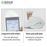 China HANYANG CLEAN H-3516 Anti-Static Cleanroom Boots 106-109Ω ESD Protection Unisex for sale