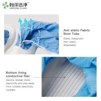 China HANYANG CLEAN H-3516 Anti-Static Cleanroom Boots 106-109Ω ESD Protection Unisex for sale