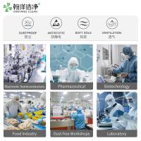 China HANYANG CLEAN H-3516 Anti-Static Cleanroom Boots 106-109Ω ESD Protection Unisex for sale