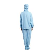 China Cleanroom ESD Hooded Underwear 100% Polyester Pongee 10e6-10e9 Ohm S to 4XL for sale