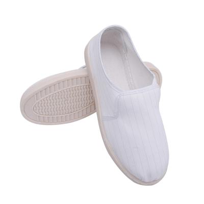China Unisex ESD Cleanroom Shoes PVC Sole White Size EU 34-50 Anti-static Dustproof for sale