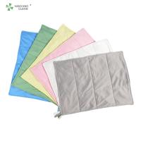 China GMP Cleanroom Microfiber Wipers 30cm x 30cm Lint-Free Autoclavable for Pharmaceutical Electronics for sale