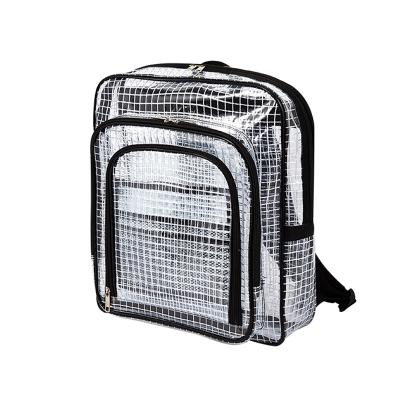 China Transparent Anti Static Backpack 40x35x15cm PVC ESD Protective for sale