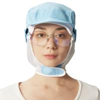 China Polyester Cotton Mesh Food Industry Cap Dustproof Workshop Hat One Size 400pcs Box for sale