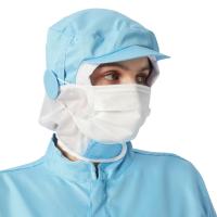 China Polyester Cotton Mesh Food Industry Cap Dustproof Workshop Hat One Size 400pcs Box for sale
