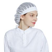 China Polyester Cotton Mesh Hat for Food Industry Adjustable Rope One Size Fits All for sale
